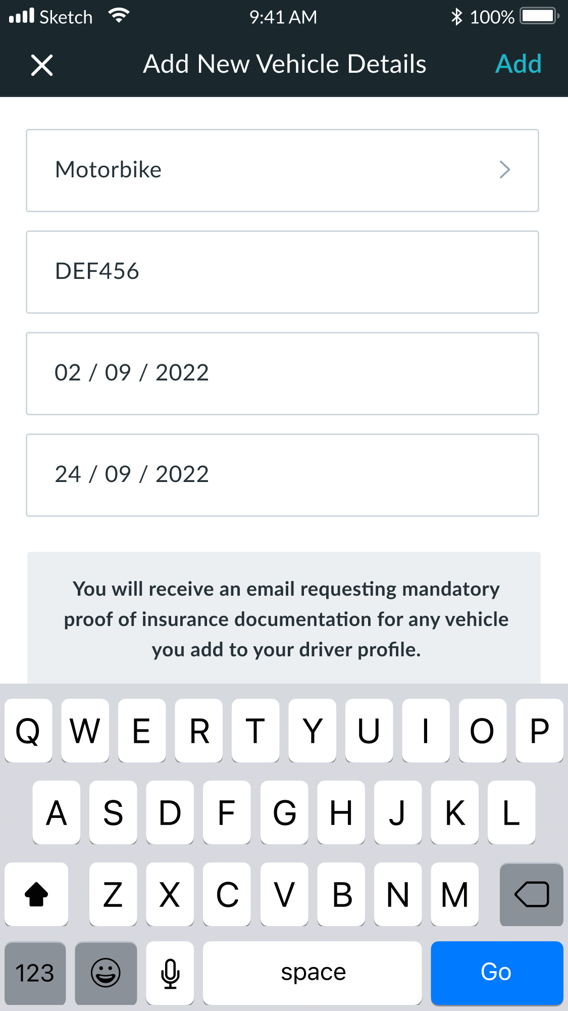 How do I add a new vehicle to my driver profile – Sherpa Drivers
