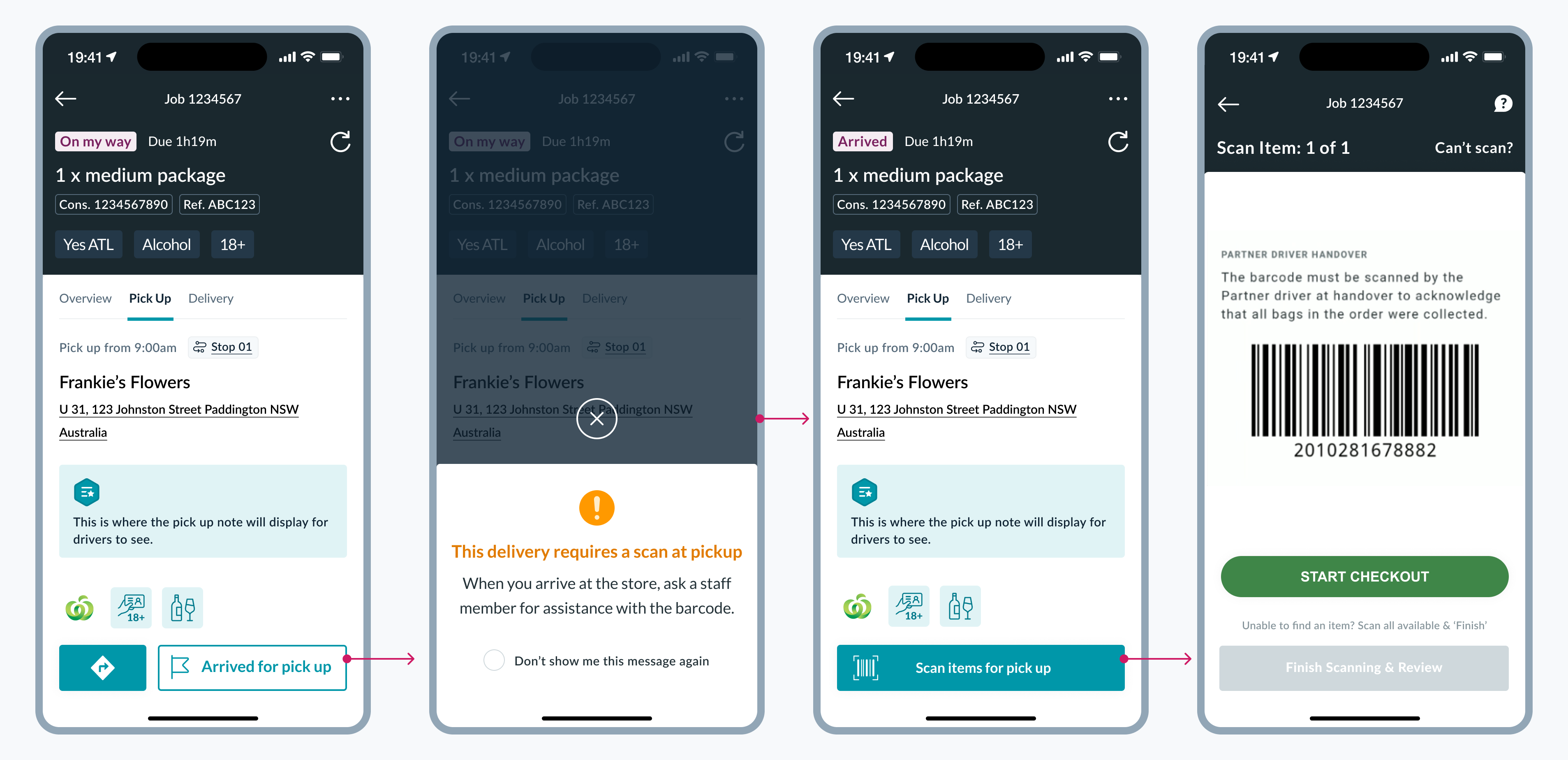 Barcode Scanning at Woolworths – Sherpa Drivers