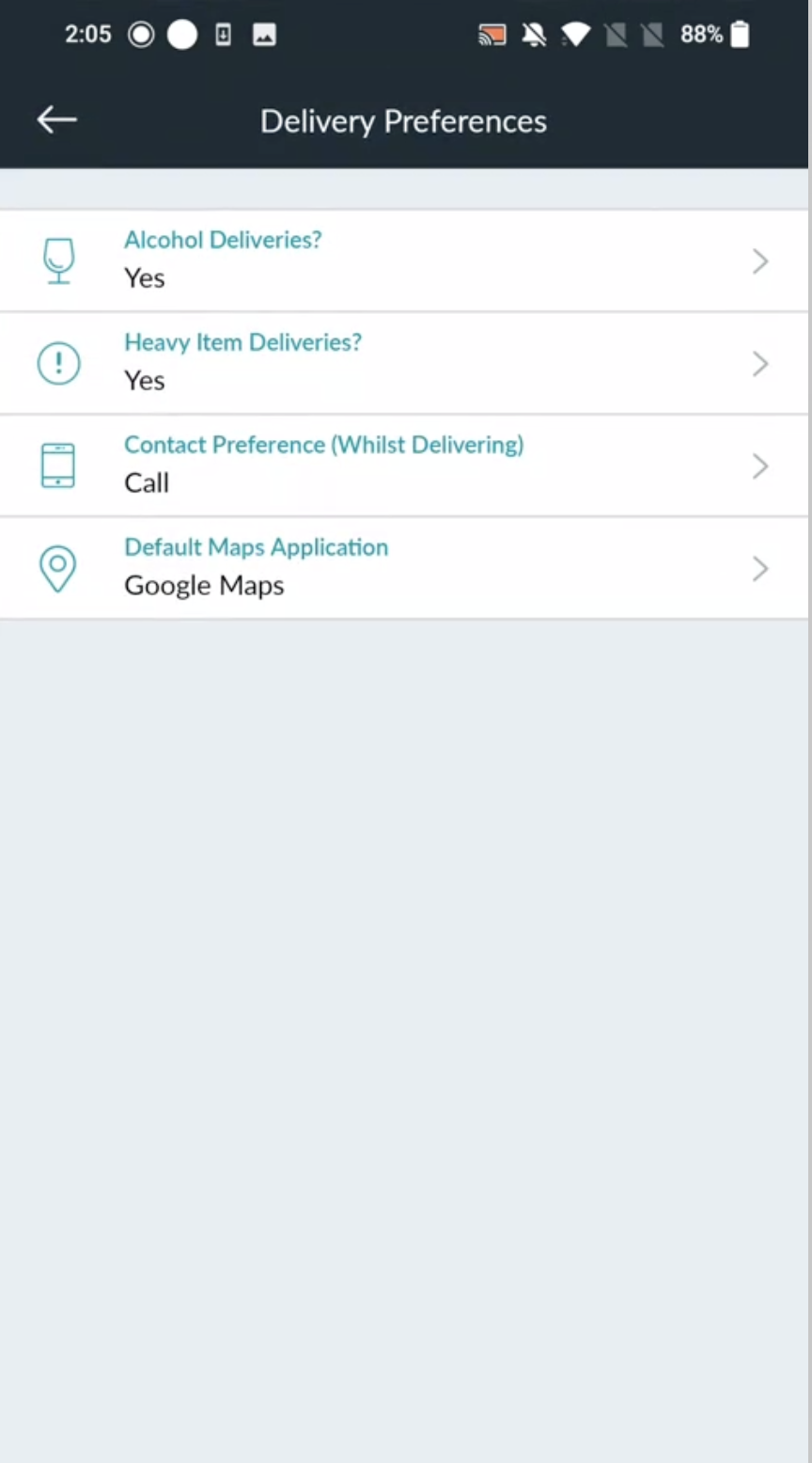 Update Your Contact Preferences – Sherpa Drivers